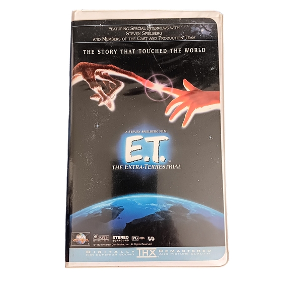 Universal | Media | Et The Extraterrestrial Vhs Clamshell 9821996 ...